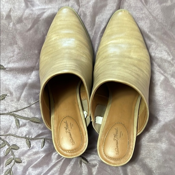 Universal Thread | Shoes | Universal Thread Cream Mules With Pointed ...